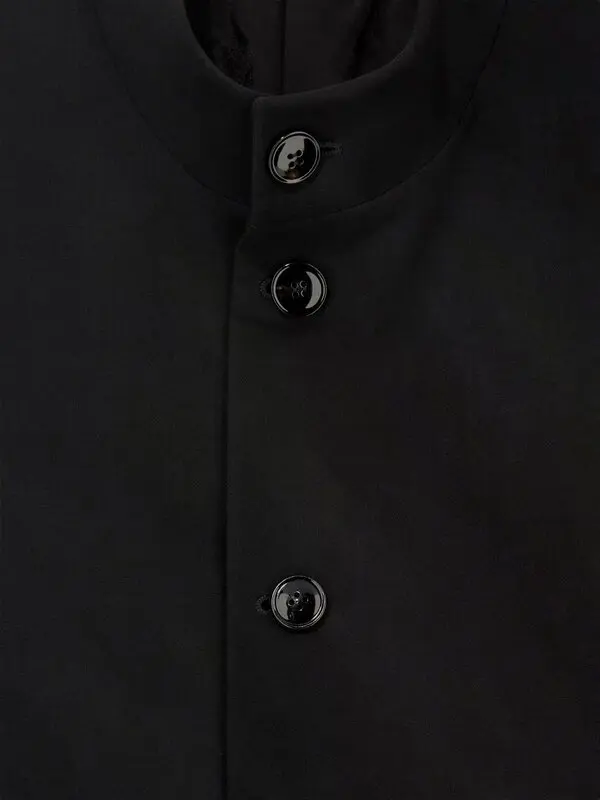 Giorgio Armani Mandarin-collar Virgin Wool Jacket
