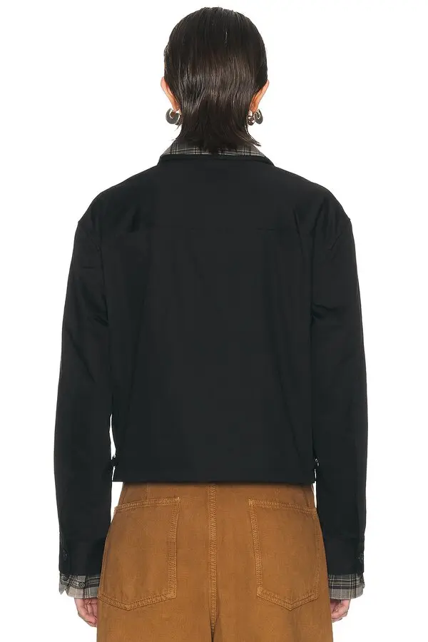 Acne Studios Odossa Twill Trench Jacket - Black