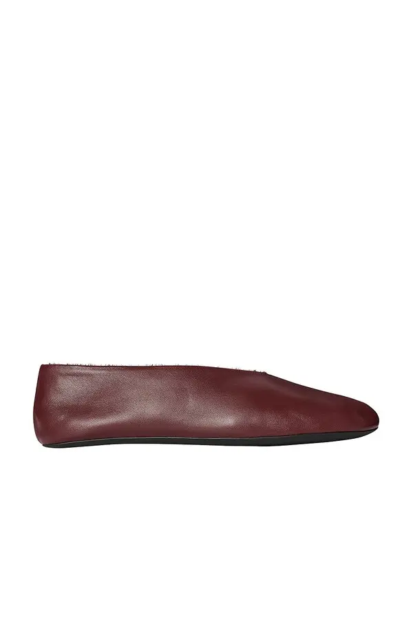THE ROW Shearling Lined Stella Slipper