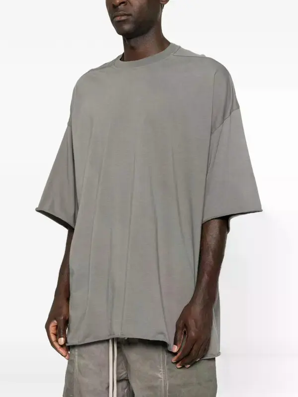 Rick Owens Tommy Raw-cut Oversized Cotton T-shirt