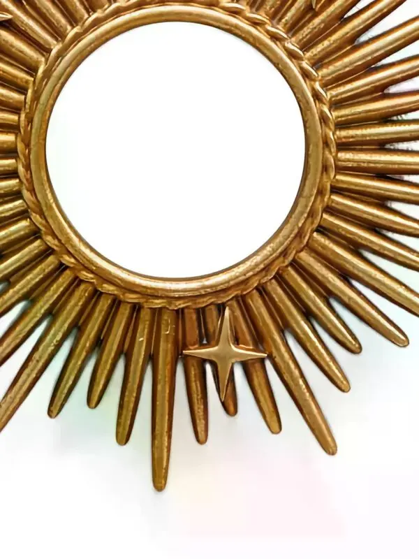 CU I SEEYOU Sunburst Star-embellished Wall Mirror