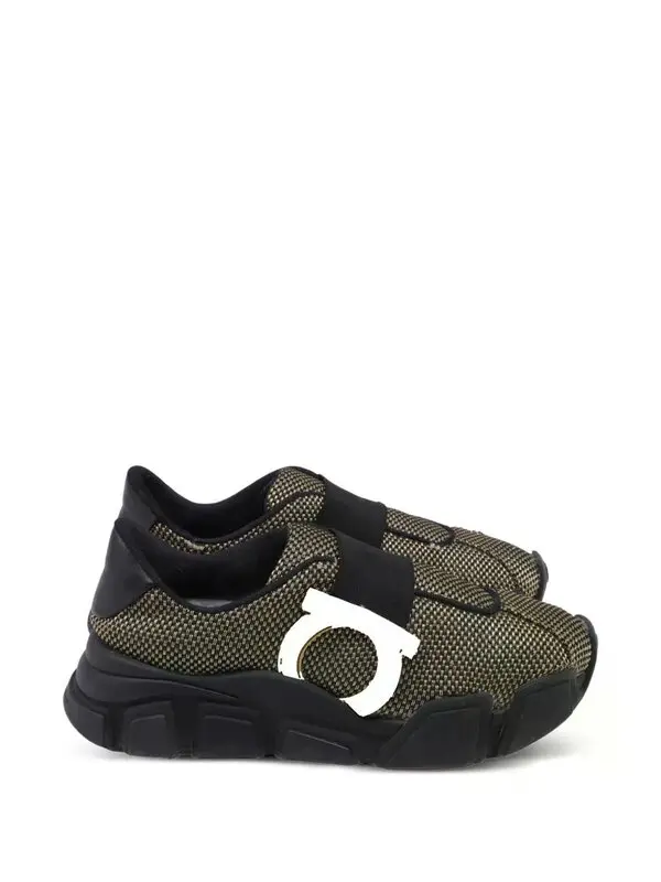 FERRAGAMO Gancini Sneakers - Yellow