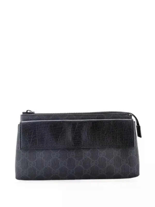 Gucci Gg Coated Canvas Belt Bag - Black