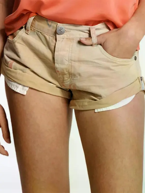 ONETEASPOON Tropical-print Shorts - Neutrals