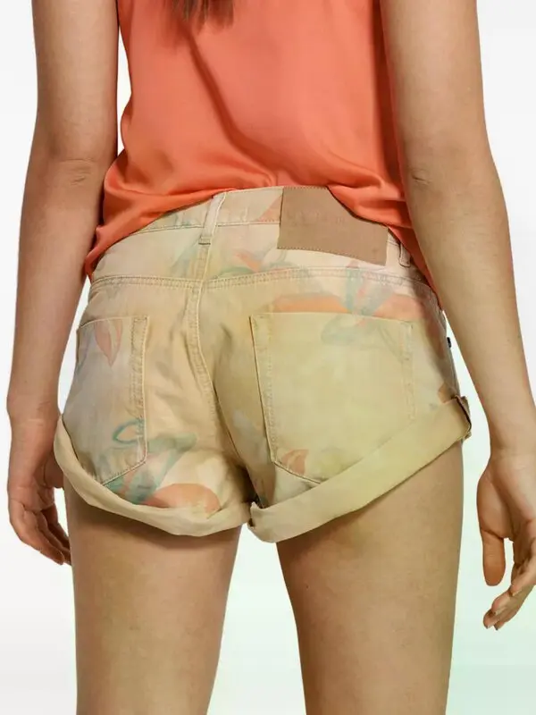 ONETEASPOON Tropical-print Shorts