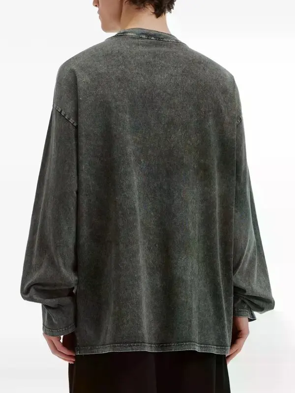 FIVE CM Angel-print Long-sleeved T-shirt