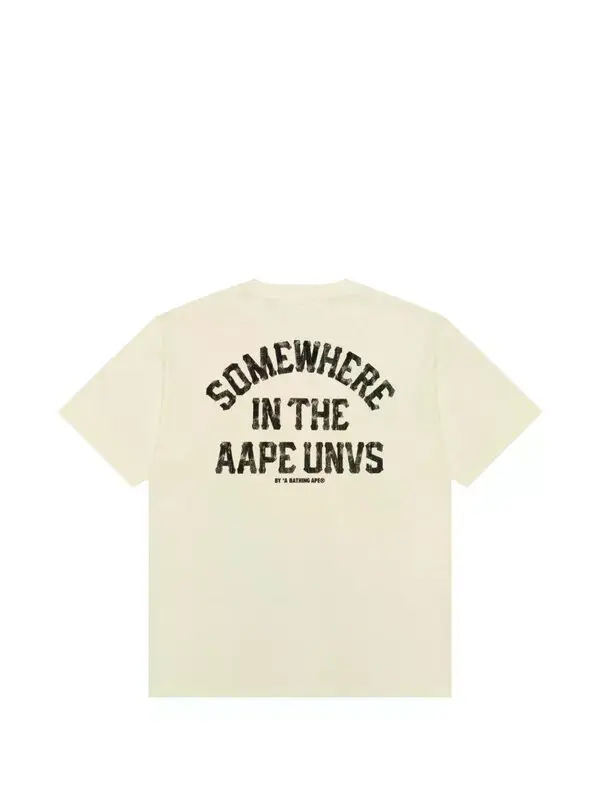AAPE BY *A BATHING APE Logo-print Cotton T-shirt
