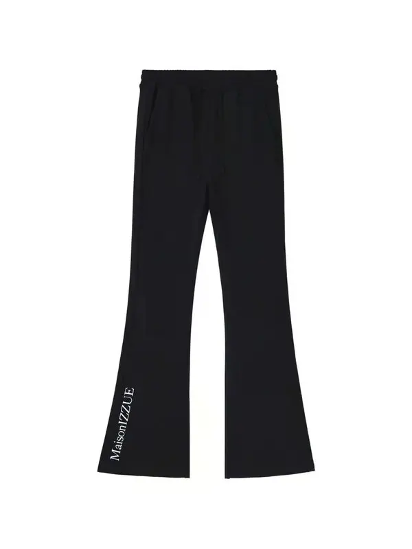 Izzue Logo-print Flared Trousers