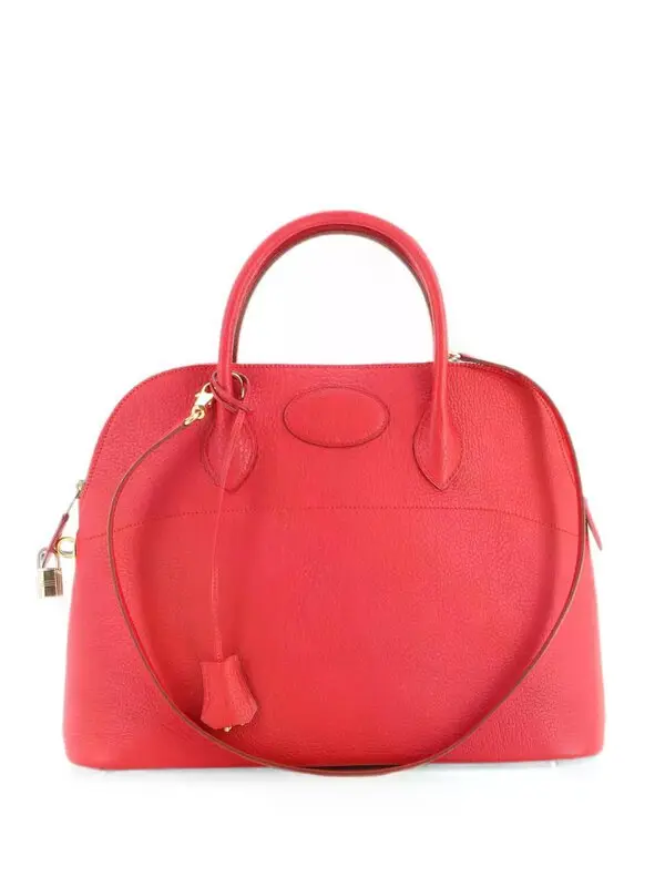 Hermès Bolide Bag Fjord 35 Satchel - Red
