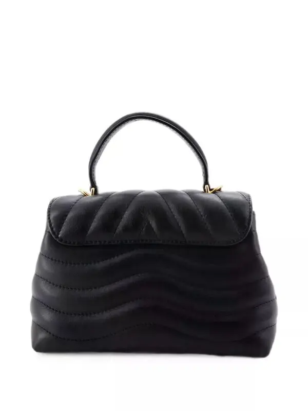LOUIS VUITTON New Wave Hold Me Top Handle Bag Quilted Leather Satchel