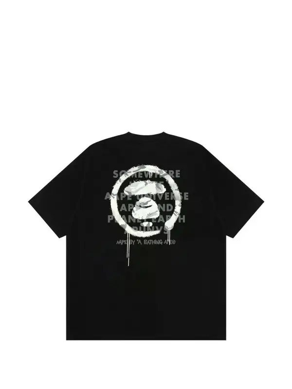 AAPE BY *A BATHING APE Aapeunvs Logo-print Cotton T-shirt