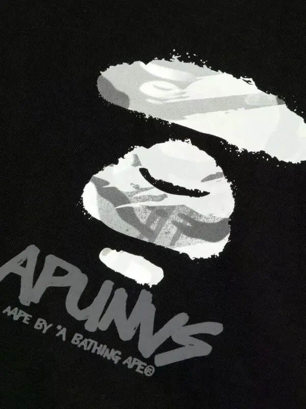 AAPE BY *A BATHING APE Aapeunvs Logo-print Cotton T-shirt