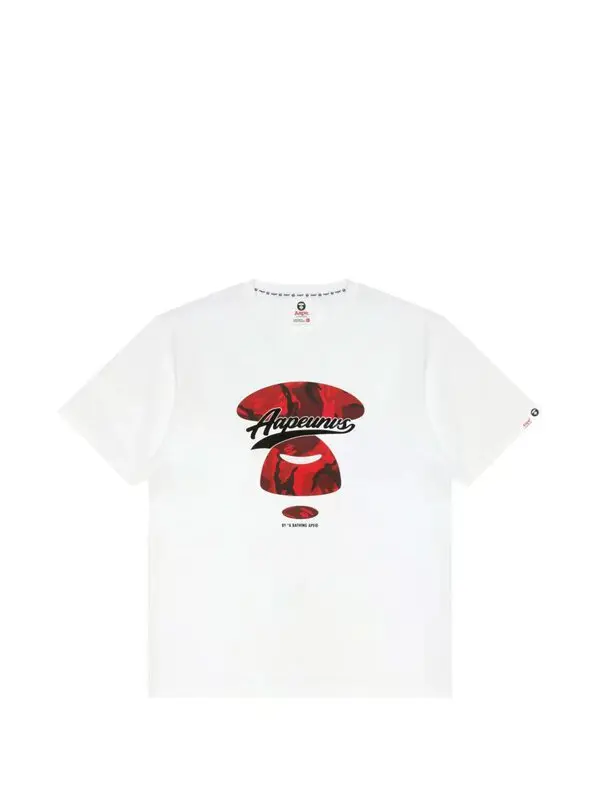AAPE BY *A BATHING APE Camouflage-print Logo-print T-shirt