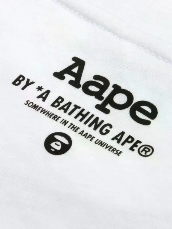AAPE BY *A BATHING APE Camouflage-print Logo-print T-shirt