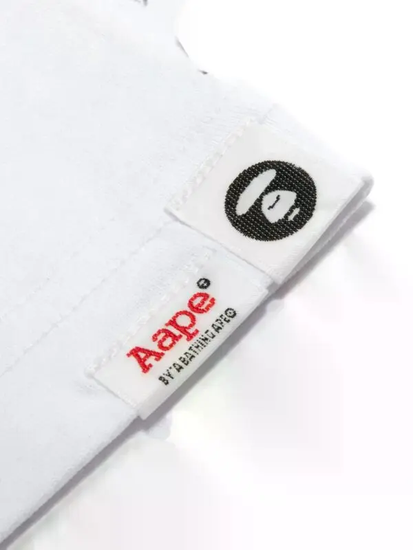 AAPE BY *A BATHING APE Camouflage-print Logo-print T-shirt
