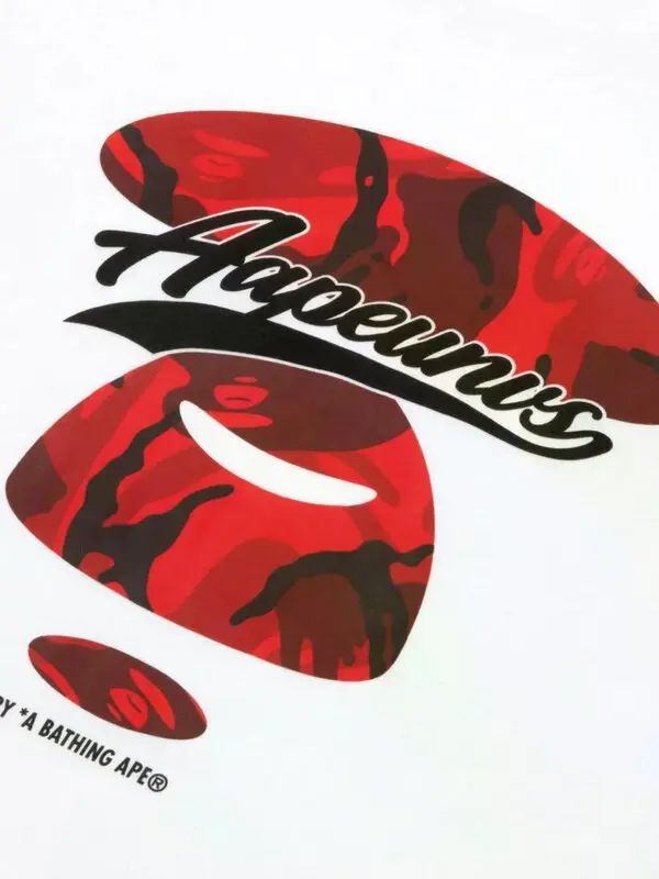 AAPE BY *A BATHING APE Camouflage-print Logo-print T-shirt
