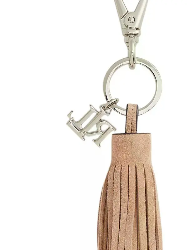 Ralph Lauren Tassel Logo-charm Keyring - Neutrals