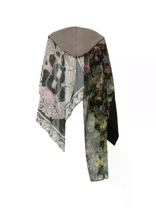 Ottolinger Floral-print Hooded Scarf
