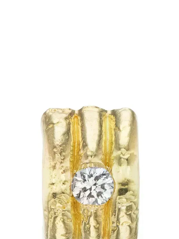 RENE BARNES Reverie Vi Diamond Huggie Earrings