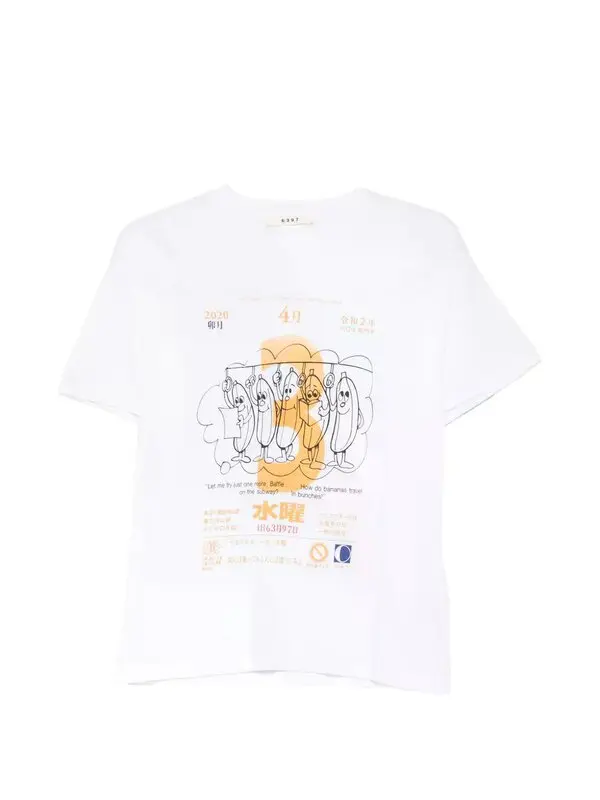 6397 Print-detail T-shirt