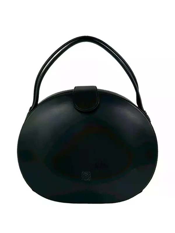 Loewe 20th Century Leather Anagram Round Handbag