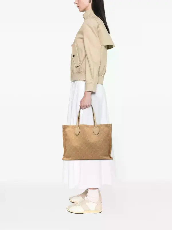 Gucci 2016-2026 Large Gg Denim Ophidia Tote Bag