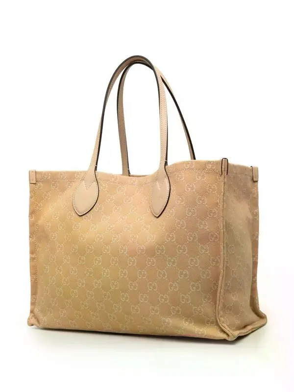 Gucci 2016-2026 Large Gg Denim Ophidia Tote Bag