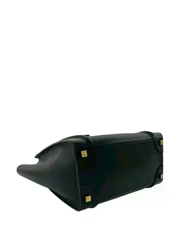 Celine 2018 Micro Smooth Calfskin Luggage Tote Bag