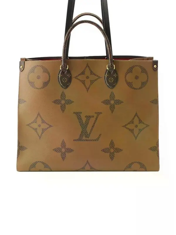 LOUIS VUITTON 2021-2026 Monogram Reverse Giant Onthego Gm Satchel