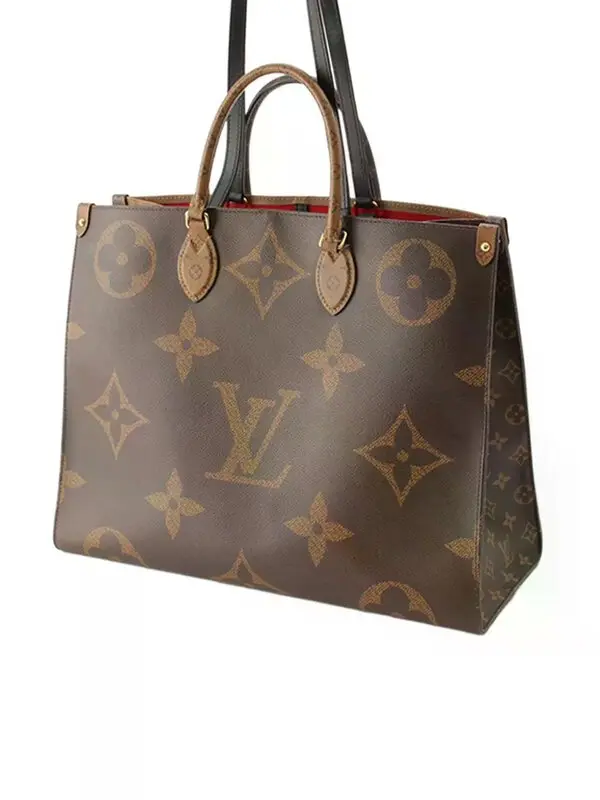 LOUIS VUITTON 2021-2026 Monogram Reverse Giant Onthego Gm Satchel