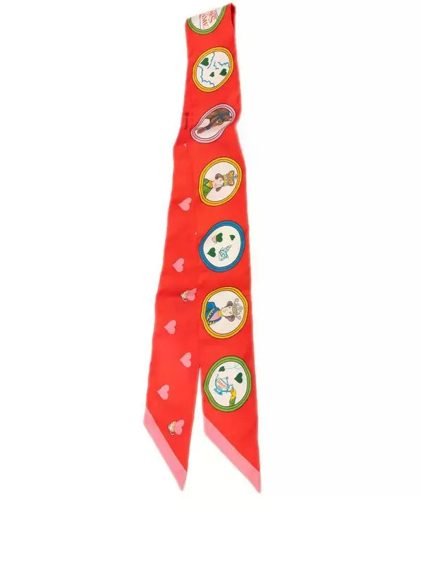 Hermès 2000-2026 Tea Time Twilly Silk Scarf Scarves