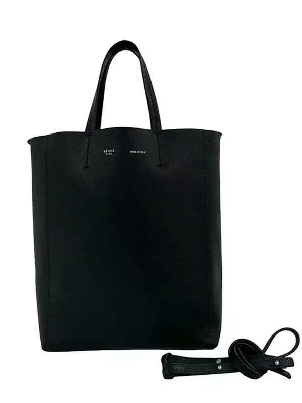 Celine 2015 Small Grained Calfskin Vertical Cabas Satchel