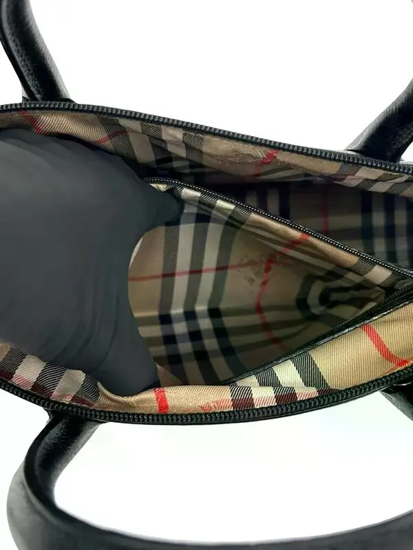 Burberry 20th Century Leather Satchel