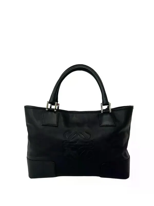 Loewe 20th Century Leather Fusta 28 Tote Bag - Black
