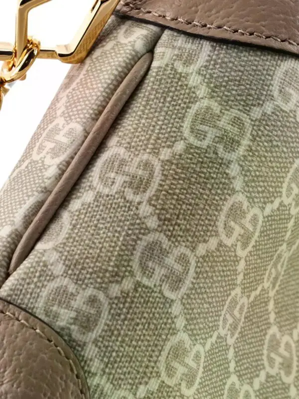 Gucci Jackie 1961 Gg Coated Canvas Small Hobo Bag