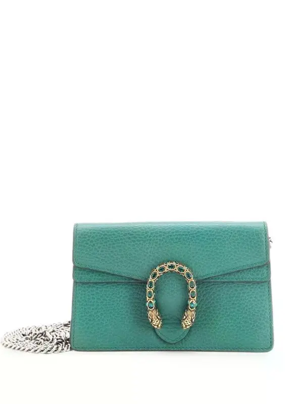 Gucci Dionysus Bag Leather Super Mini Clutch Bag