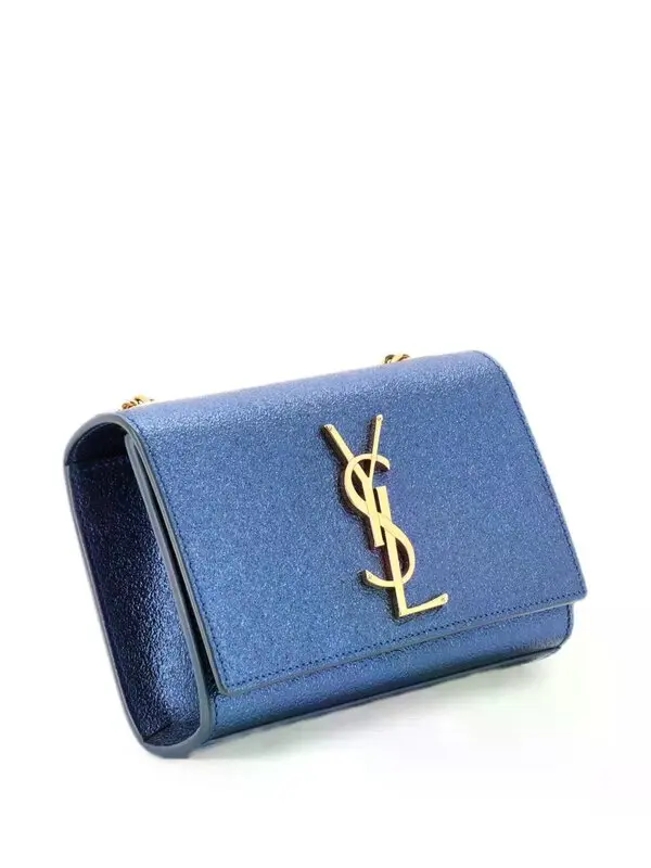 Saint Laurent Classic Monogram Glitter Leather Small Crossbody Bag