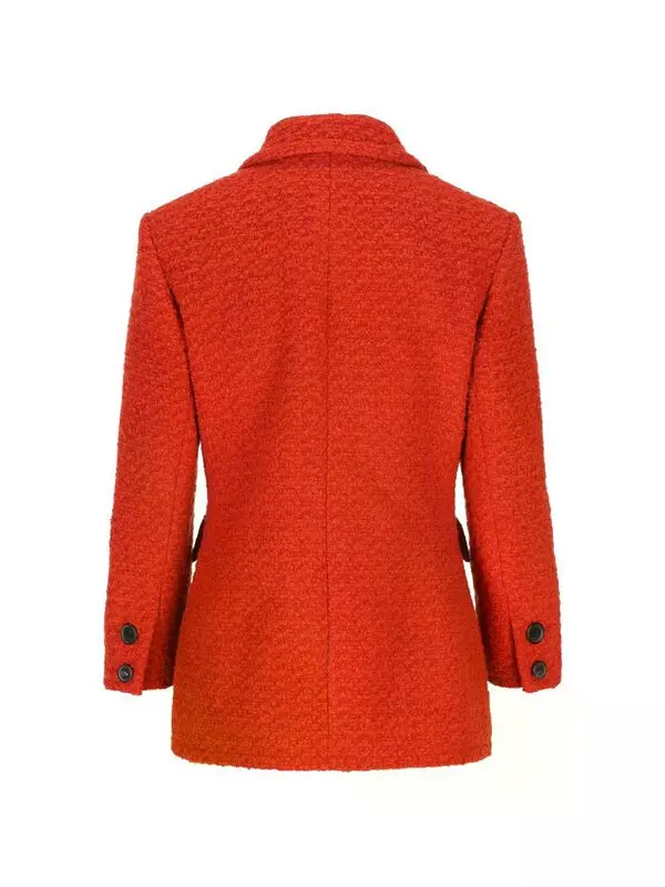 Saint Laurent Single-breasted Jacket In Tweed