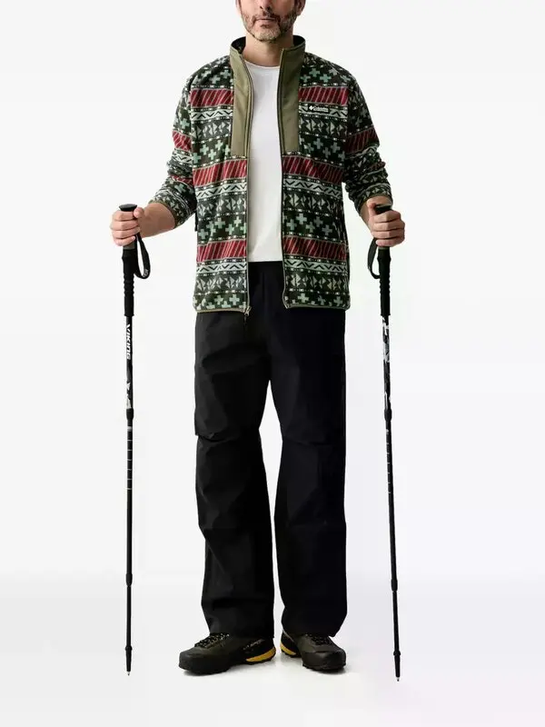 Columbia Geometric-print Zip-up Sweatshirt
