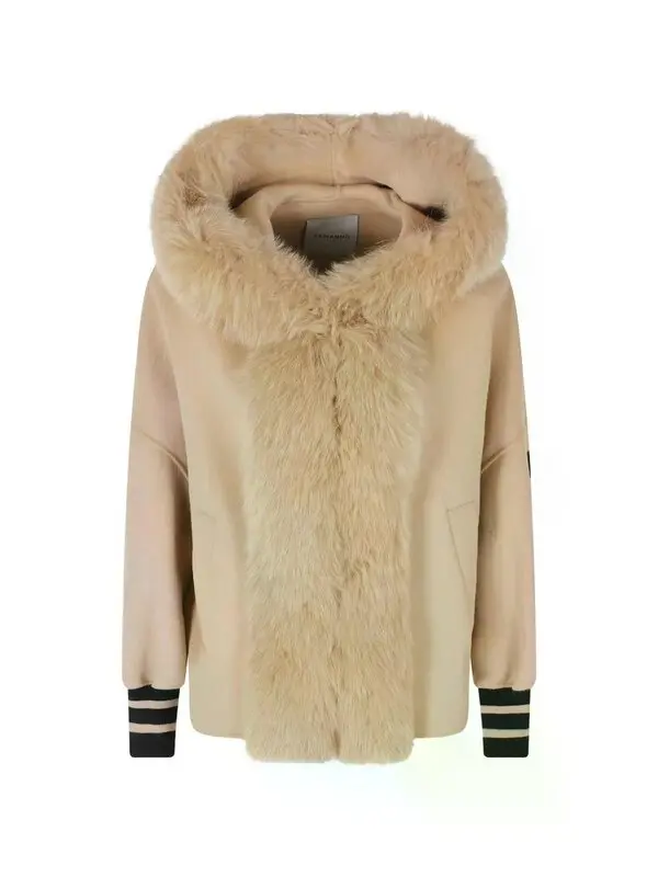 ERMANNO FIRENZE Shearling-trim Jacket