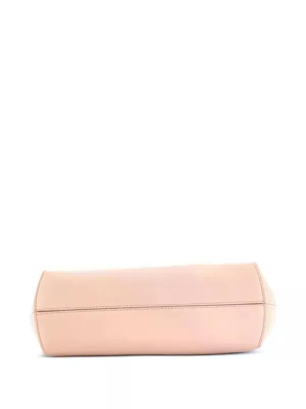 Fendi First Bag Leather Small Clutch Bag - Neutrals