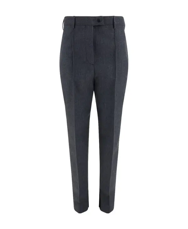 Prada High-waist Skinny Cut Trousers
