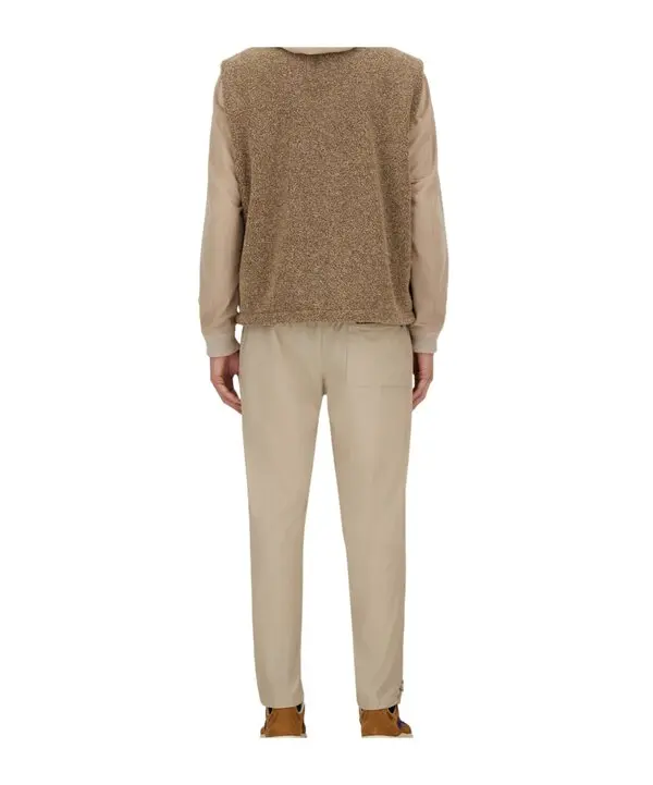 Herno Resort Vest In Cashmere-feel Flannel