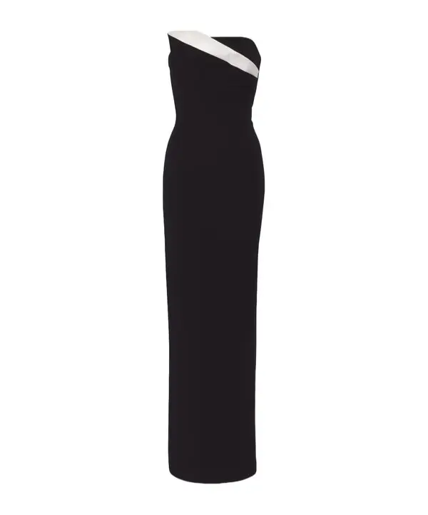 Roland Mouret Draped Bustier Gown