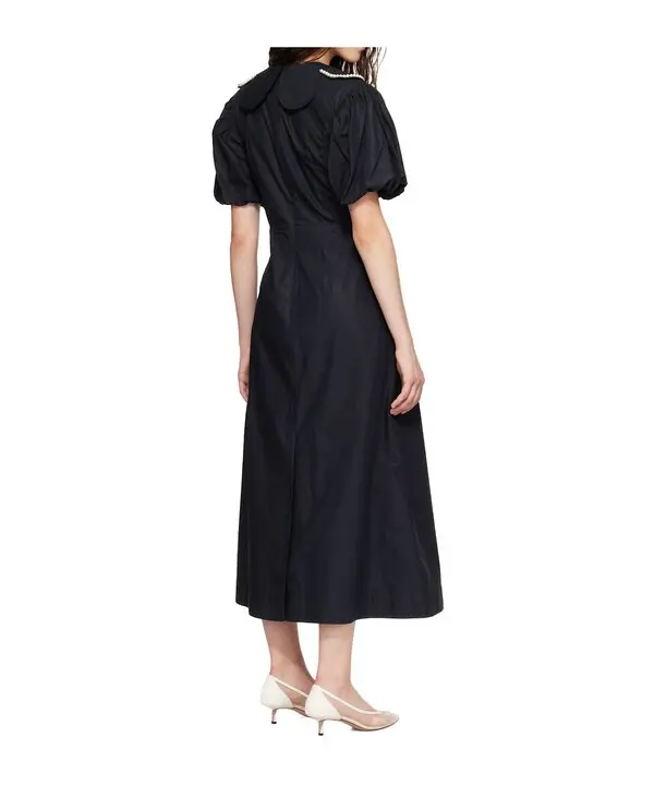 Simone Rocha Puff Sleeve Petal Collar Dress