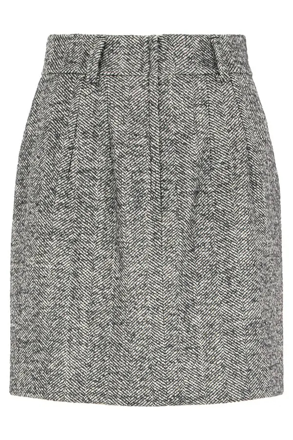 Dolce & Gabbana Wool Mini Skirt