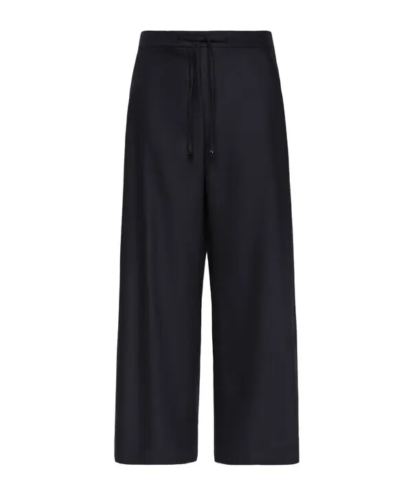 Max Mara Wide-leg Track Pants With Drawstring Waist