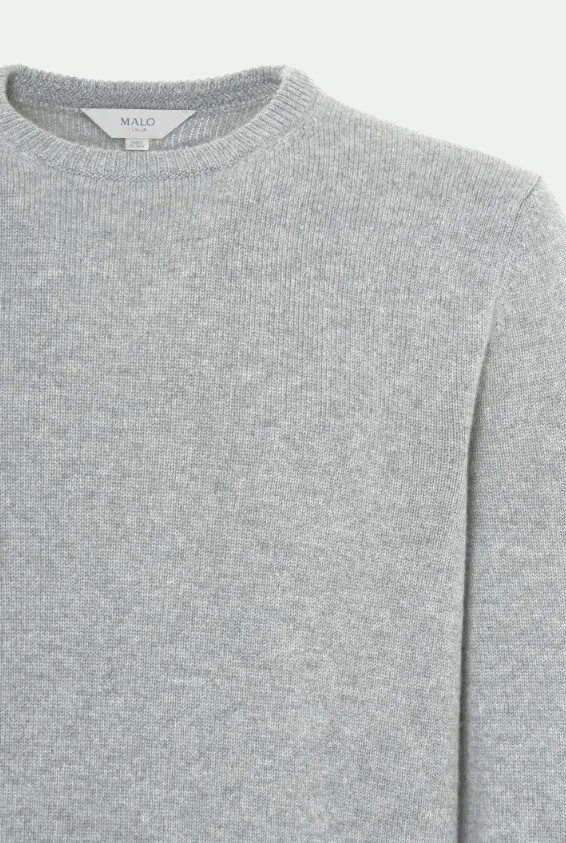 Malo Crew Neck In Luxury Cashmere