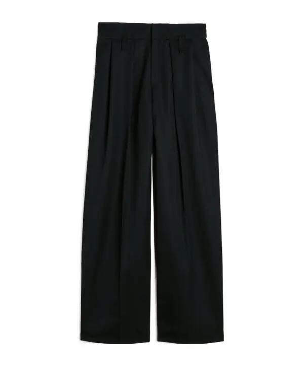 Simone Rocha Peeling-waist Wide-leg Trousers