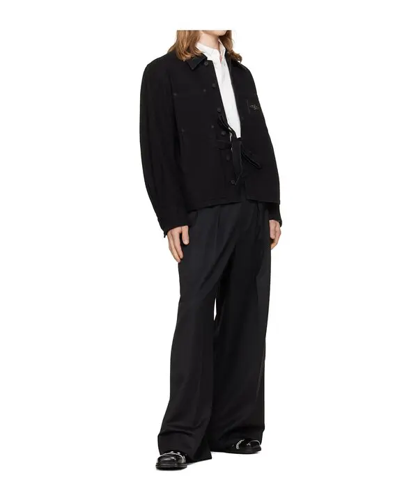Simone Rocha Peeling-waist Wide-leg Trousers
